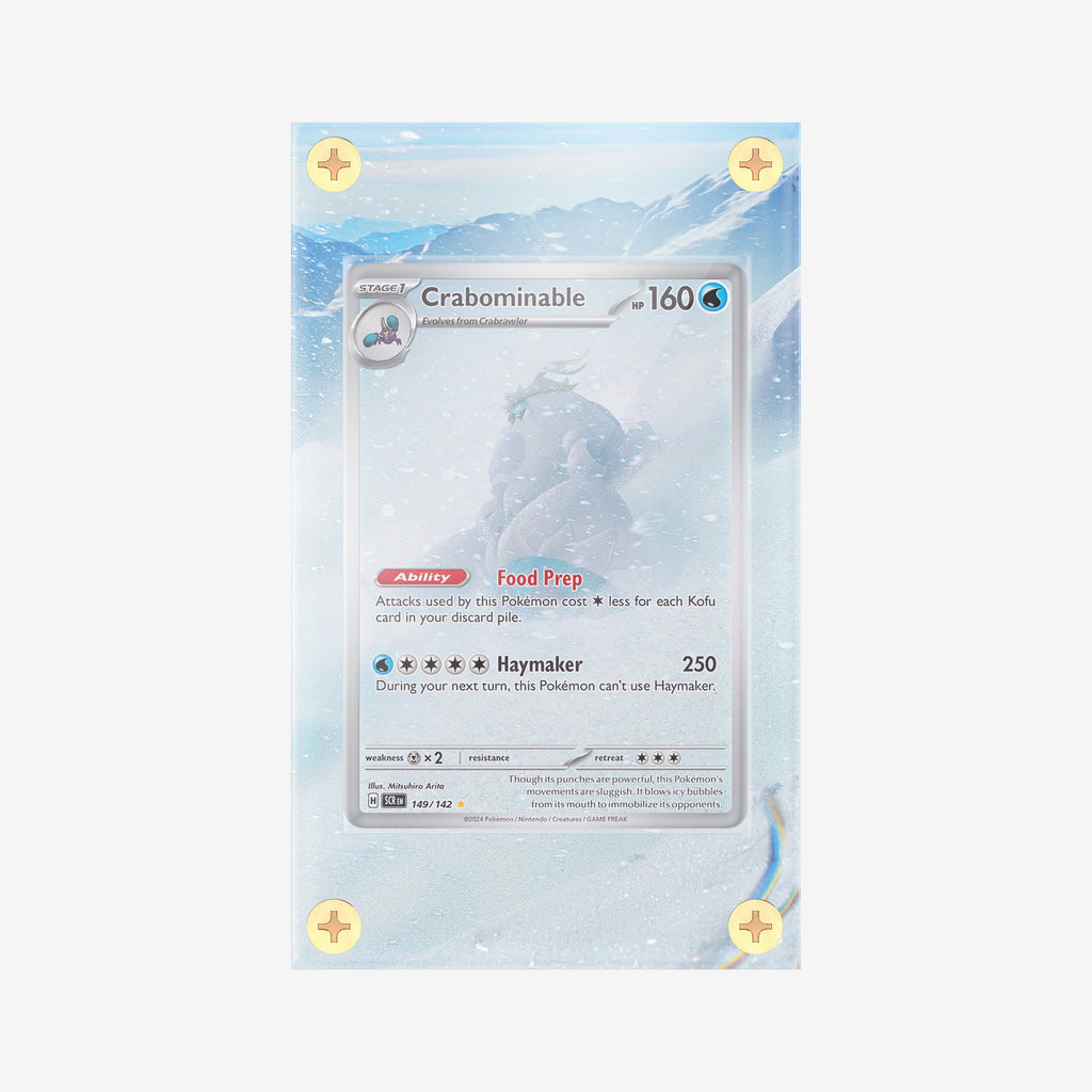 Crabominable #149/142 : Stellar Crown - Pokemon Infinity Frames
