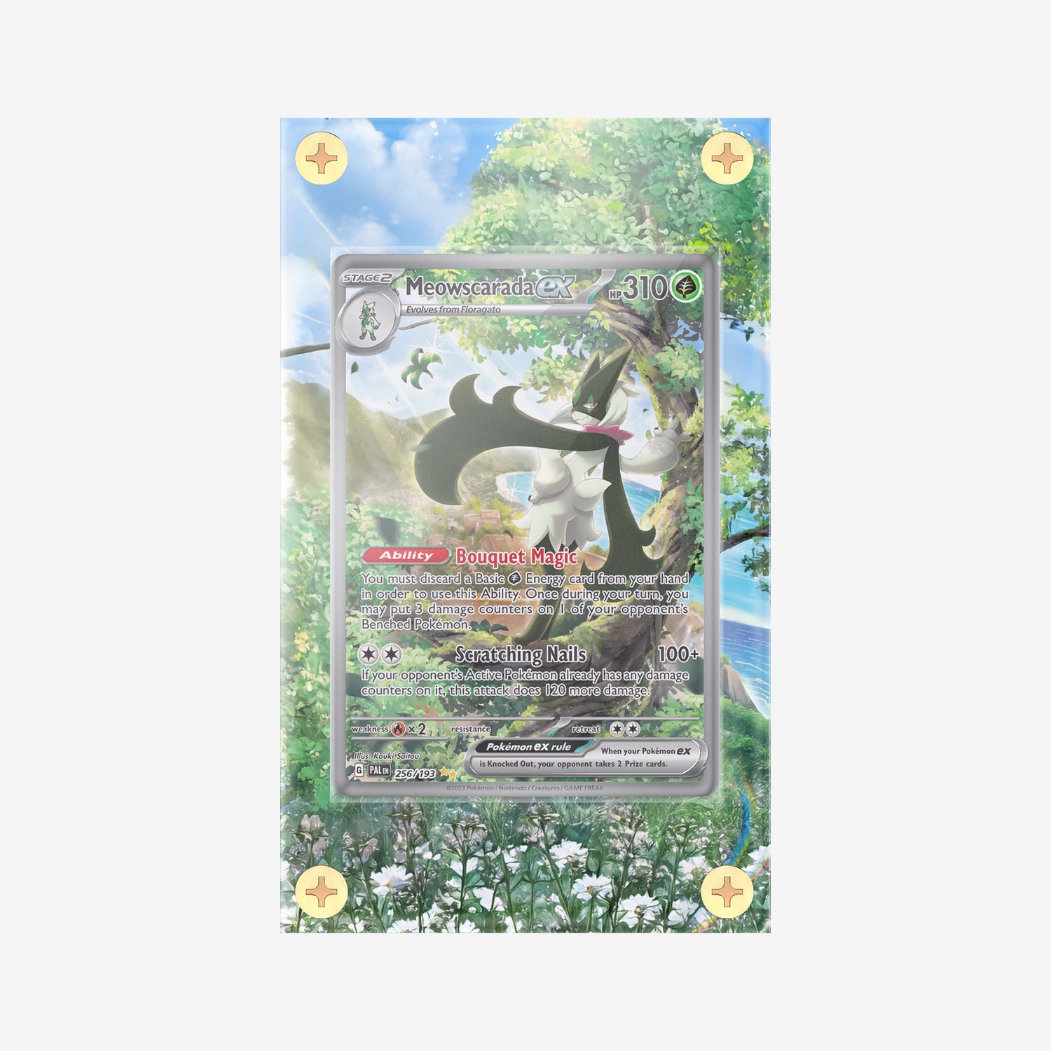 Meowscarda #256/193 : Paldea Evolved - Pokemon Infinity Frames