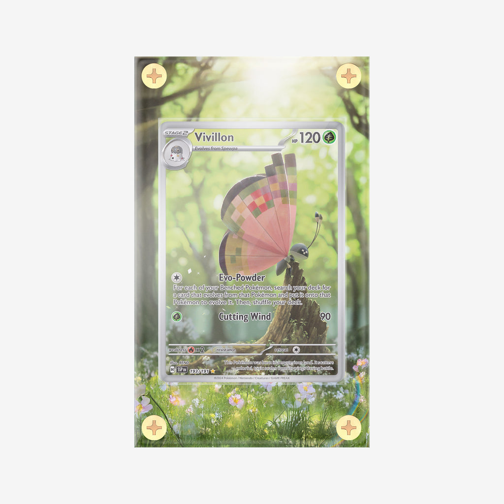 Vivillon #193/191 : Surging Sparks - Pokemon Infinity Frames