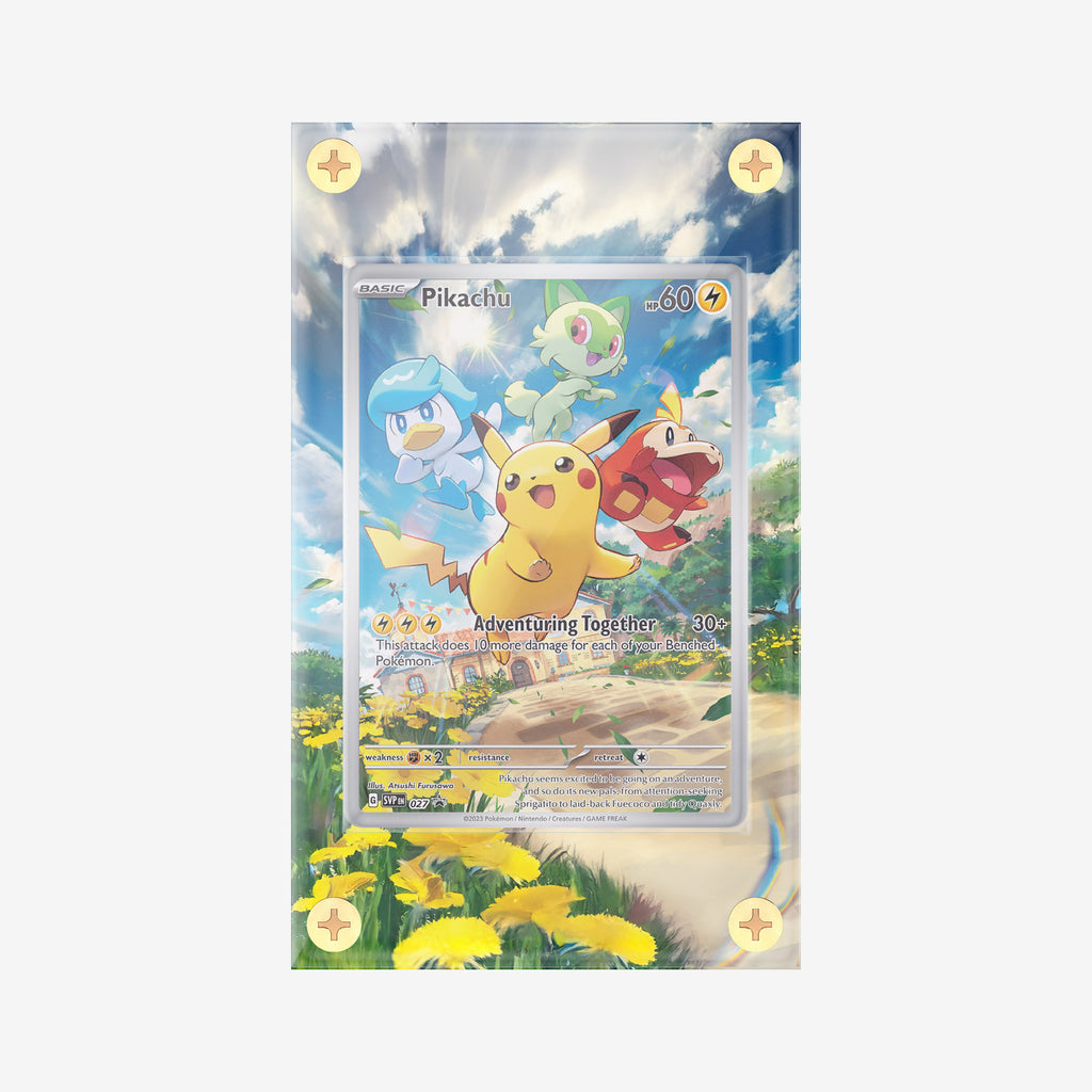 Pikachu 027 PROMO: S&V - Pokemon Infinity Frames