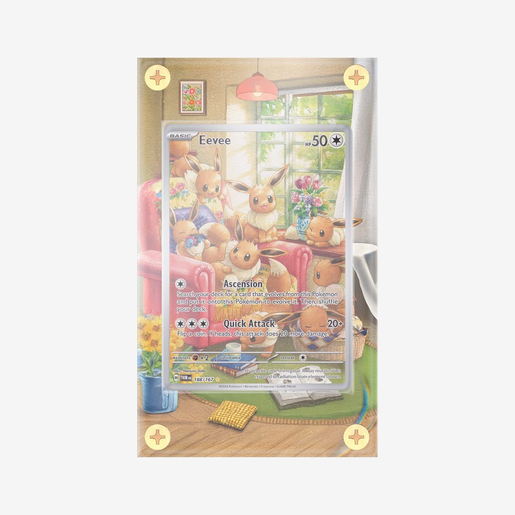 Eevee #188/167 : Twilight Masquerade - Pokemon Infinity Frames